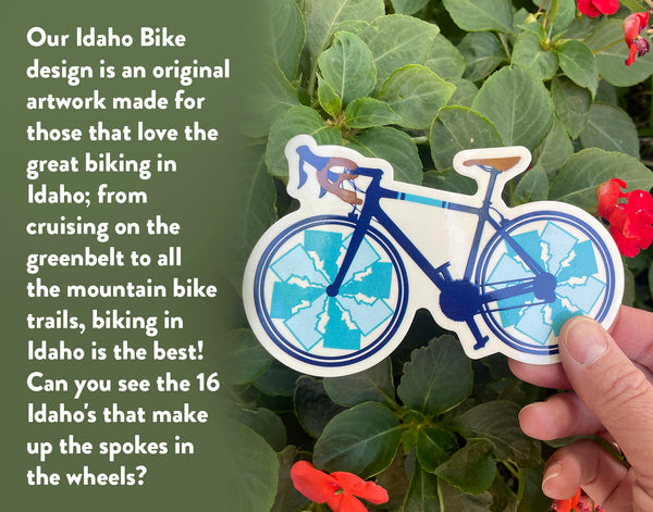 BANANA ink - Idaho Bike Sticker