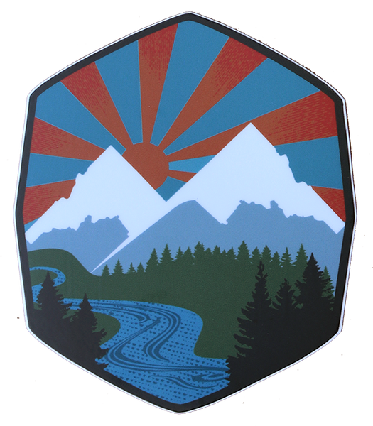 BANANA ink - Idaho Mountains Sticker