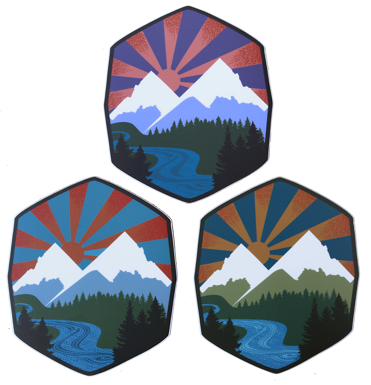 BANANA ink - Idaho Mountains Sticker