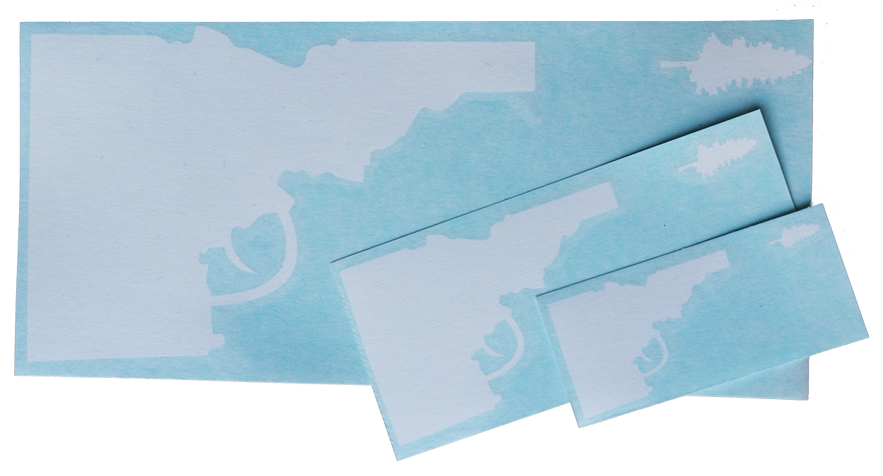 BANANA ink - Idaho Tree-Gun Sticker - 5.5" wide