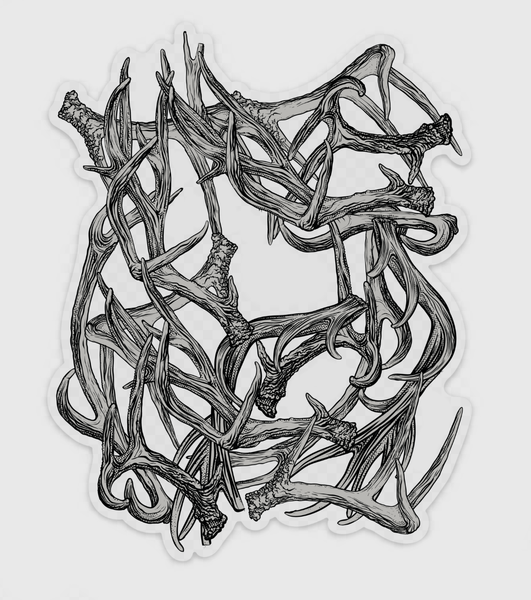 BANANA ink - Antler Shed Sticker