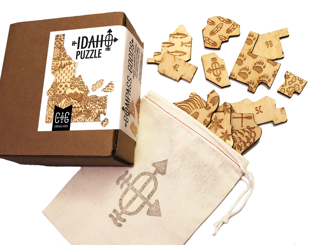 Lost Little Things - Idaho Counties Puzzle – BANANA ink