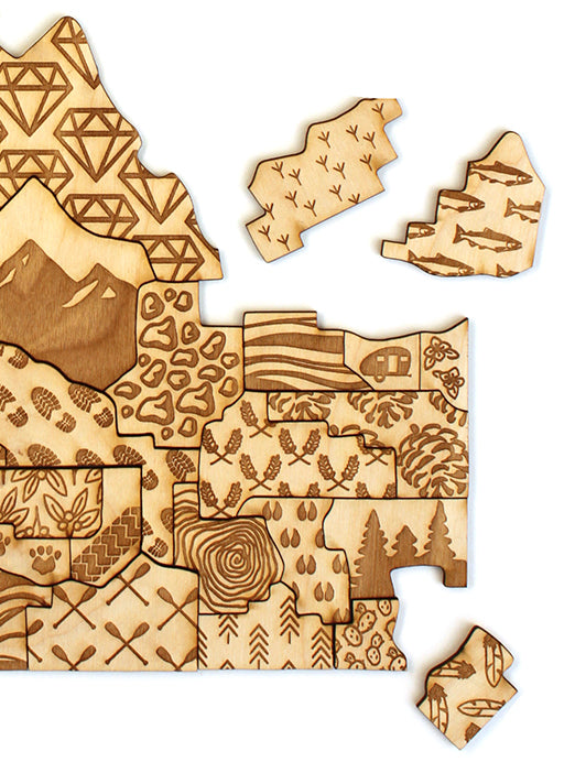 Lost Little Things - Idaho Counties Puzzle – BANANA ink