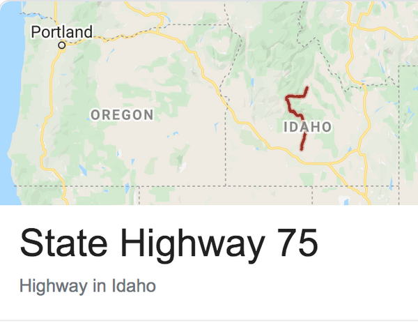 BANANA ink - Idaho Highway 75 Sticker