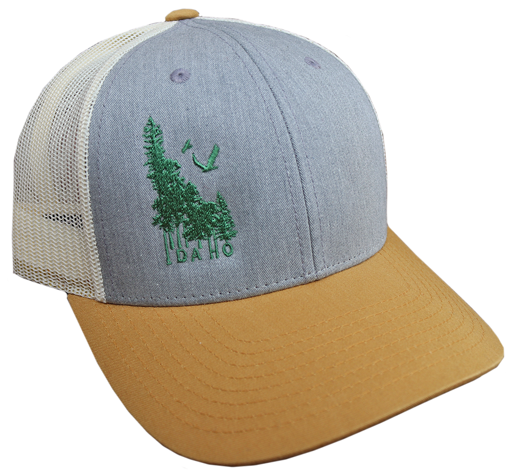 Idaho Wilderness Adjustable Mesh Hat – BANANA ink